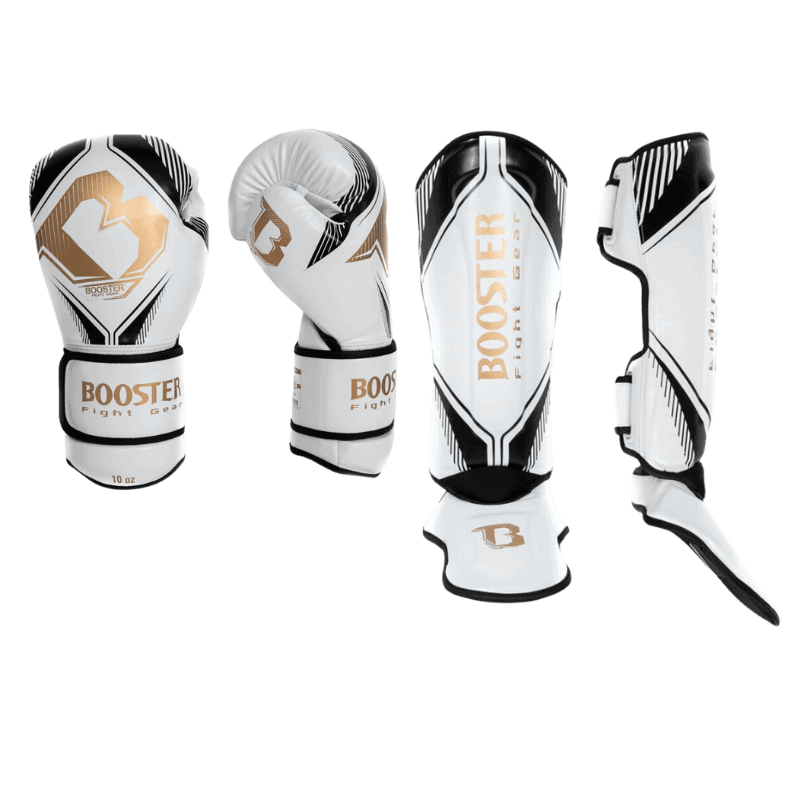 Booster Bangkok Series Wit Kickboks Set voor Muay Thai – Fightstyle
